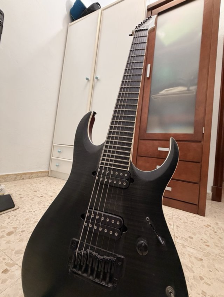 Ibanez RGAIX7FM Iron Label 7 - DiMarzio Fusion de segunda mano por 650 ...
